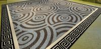China Foldable Handmade Woollen Carpet / Modern Wool Rugs Jacquard Style for sale