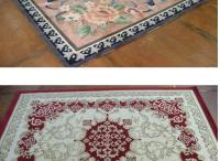 China Royal Handmade Woollen Carpet , Quality Wool Area Rugs Customized Size for sale