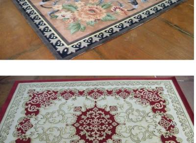 China Royal Handmade Woollen Carpet , Quality Wool Area Rugs Customized Size for sale