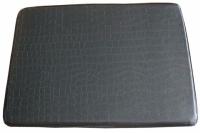 China Dark Orange Flat Door Mat , Anti Fatigue Floor Mats Chequer Pattern for sale