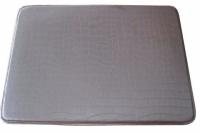 China Dark Orange Flat Door Mat , Anti Fatigue Floor Mats Chequer Pattern for sale