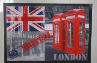China Exterior Door Mats Beautiful View Pattern Nonwoven Fabric Printed Feature for sale