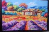 China Exterior Door Mats Beautiful View Pattern Nonwoven Fabric Printed Feature for sale