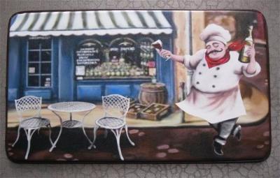 China 46*76cm Decorative Door Mats For Kitchen Room Restaurant Caffee Bar for sale