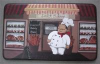 China 46*76cm Decorative Door Mats For Kitchen Room Restaurant Caffee Bar for sale