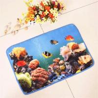 China Polyester Indoor Outdoor Door Mats Ribbed Pattern Corrosion Resistance for sale