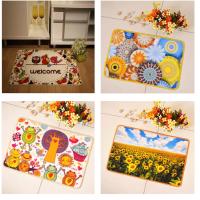 China Colorful Flat Door Mat , 100 Nylon Door Mat Machine Woven Technics for sale