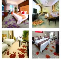 China Plain Commercial Grade Tile Flooring 80% Wool 20% Nylon Natural Designs for sale