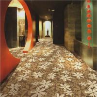 China Axminster PVC Commercial Flooring 80% New Zealand Wool 20% Nylon for sale