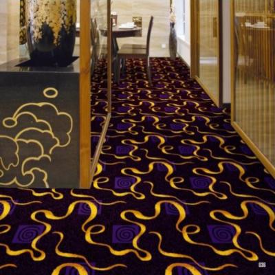 China Restaurant Flexible PVC Flooring Jacquard Style Anti - Slip Feature for sale
