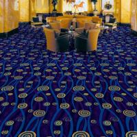 China 16 Colors PVC Commercial Flooring , Polypropylene Wilton Patterned Carpets for sale