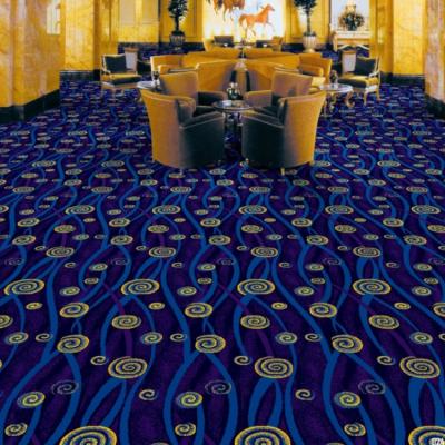 China 16 Colors PVC Commercial Flooring , Polypropylene Wilton Patterned Carpets for sale