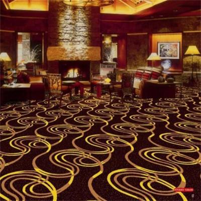 China Soft Circle Pattern PVC Commercial Flooring / Floral Wall To Wall Carpet for sale