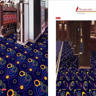 China High Density Commercial Grade Carpet Tiles Stars And Moon Design for sale
