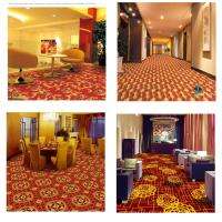 China Polypropylene PVC Commercial Flooring Antique Flower Pattern OEM Service for sale