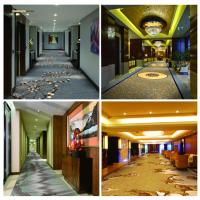 China 80% Wool 20% Nylon Commercial Pvc Flooring Red Clouding Moire Dragon Design for sale