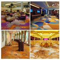 China Axminster PVC Commercial Flooring , Cut Pile Twist Carpet Jacquard Style for sale