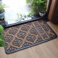 China Simple Large Front Door Welcome Mats Non Bruch Rubber Slip Resistance for sale