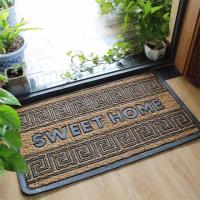 China Simple Large Front Door Welcome Mats Non Bruch Rubber Slip Resistance for sale