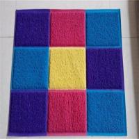 China Anti - Slip Coir Entrance Matting / Front Door Rugs Patchwork Pattern for sale
