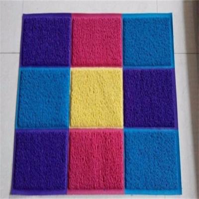 China Anti - Slip Coir Entrance Matting / Front Door Rugs Patchwork Pattern for sale