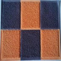 China Anti - Slip Coir Entrance Matting / Front Door Rugs Patchwork Pattern for sale