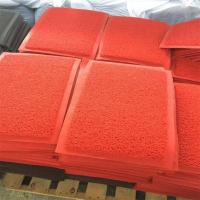 China Plain Coir Entrance Matting Puzzle Style PVC Material Shaggy Pattern for sale
