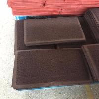 China Plain Coir Entrance Matting Puzzle Style PVC Material Shaggy Pattern for sale