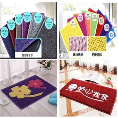 China Red Blue Green Coir Entrance Matting / Personalised Coir Door Mats for sale