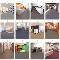 China Waterproof Polypropylene Carpet Tiles With PVC Back Eco - Friendly for sale