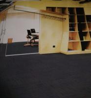 China 50*50cm Natural Woven Carpet , Flat Woven Natural Rug Multi - Level Loop for sale
