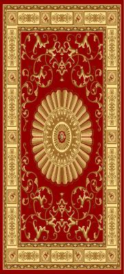 China 100 Polypropylene Red Wilton Carpet Jacquard Style Shaggy Pattern for sale