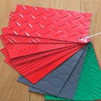 China Outdoor PVC Garage Flooring Steel Plate Pattern Beautiful Decoration for sale