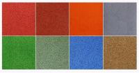 China Recycled Rubber Sports Flooring / Rubber Gym Flooring Rolls Solid Color for sale