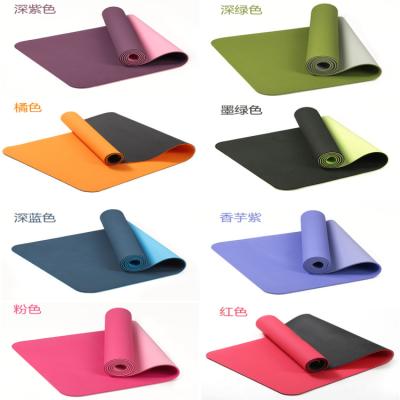 China Outdoor Indoor Rubber Sports Flooring , TPE Yoga Sport Mat OEM Service for sale