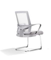 China Gray Ergonomic visitor seating chair meeting chair mesh chair for sale