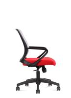 China Medium  Back Red Ergonomic Mesh Executive Chair, with Lumbar Support put in the office for sale