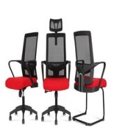 China High Back Red Ergonomic Mesh Executive Chairs with home office chair for sale