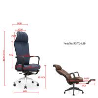China 129cm Leather Reclining Desk Classic Executive Chair 170 Degree Ergonomics for sale