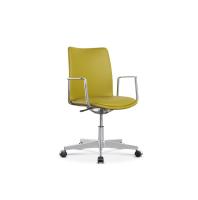 China Mid Back Yellow Hotel Desk Chairs Luxury Executive Chair BIFMA Odm for sale