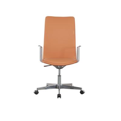 China 60MM Wheel Revolving Fabric Manager Chair For Back Pain Black PU Casters OEM for sale