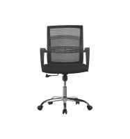 China Office Guest Chairs Back Support Fully Adjustable Ergonomic Black Office Desk Chair for sale