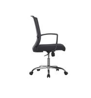 China Office Guest Chairs Back Support Fully Adjustable Ergonomic Black Office Desk Chair for sale