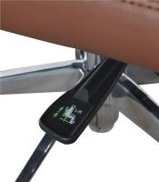 China Modern Executive Chairs 330mm  Glass III Brown Leather Executive Office Chair SGS for sale