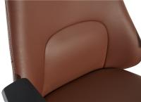 China Modern Executive Chairs 330mm  Glass III Brown Leather Executive Office Chair SGS for sale