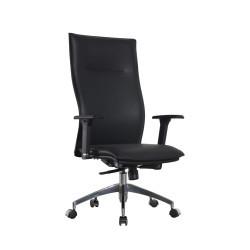 China 6020 Metal Executive Real Leather Office Chair BIFMA Tilt Swivel 3D for sale