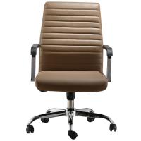 China Middle Back Ergonimic Pu Office Chair Swivel Office Chair for sale