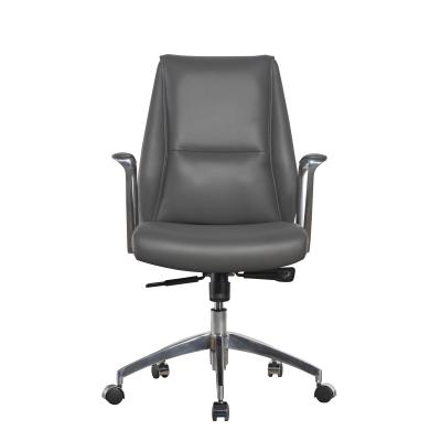 China 2.5mm Leather Office Swivel Chairs Chromed SS Harkness Ergonomic Executive Chair Workshop for sale