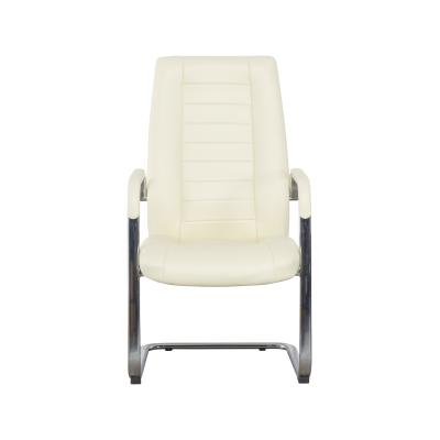 China Chinese Factory Pu Office Leather Chair Medium Back Visitor Chair for sale