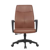 China 2.5mm Ergonomic Executive Leather Office Chair BIFMA PU Leather for sale